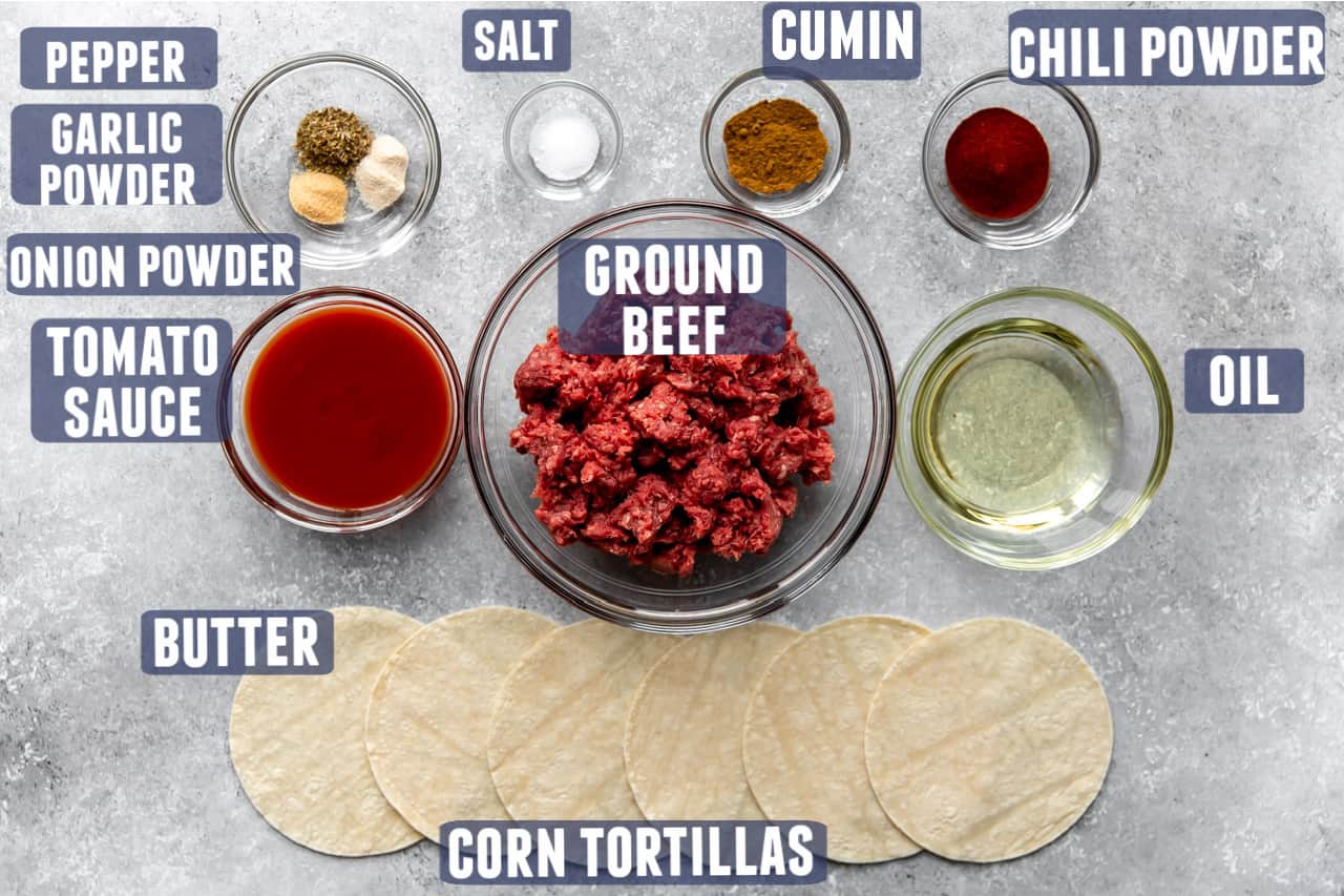 What meat are tacos made of?