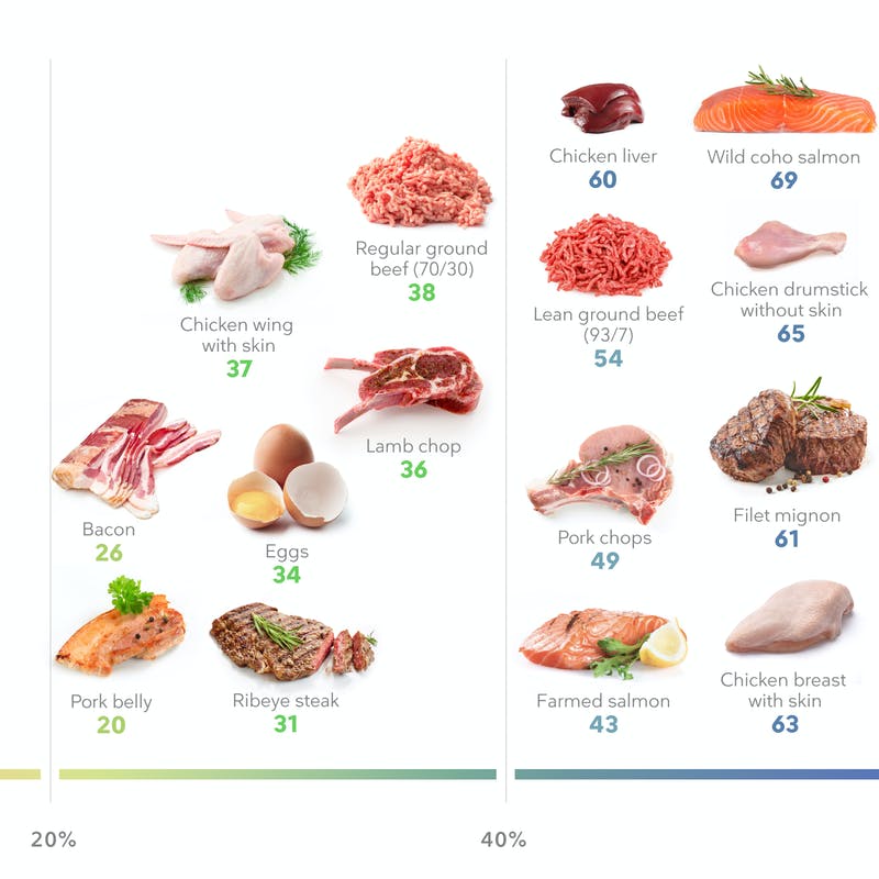 What meat has the most protein and least fat?