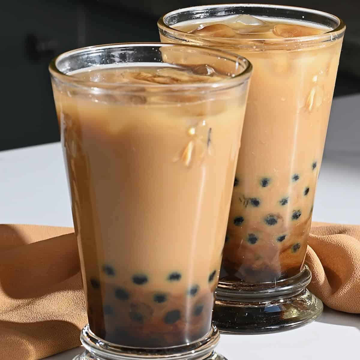 What milk is in boba tea?