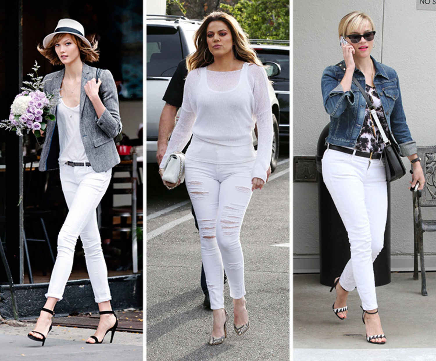What month do you stop wearing white jeans?