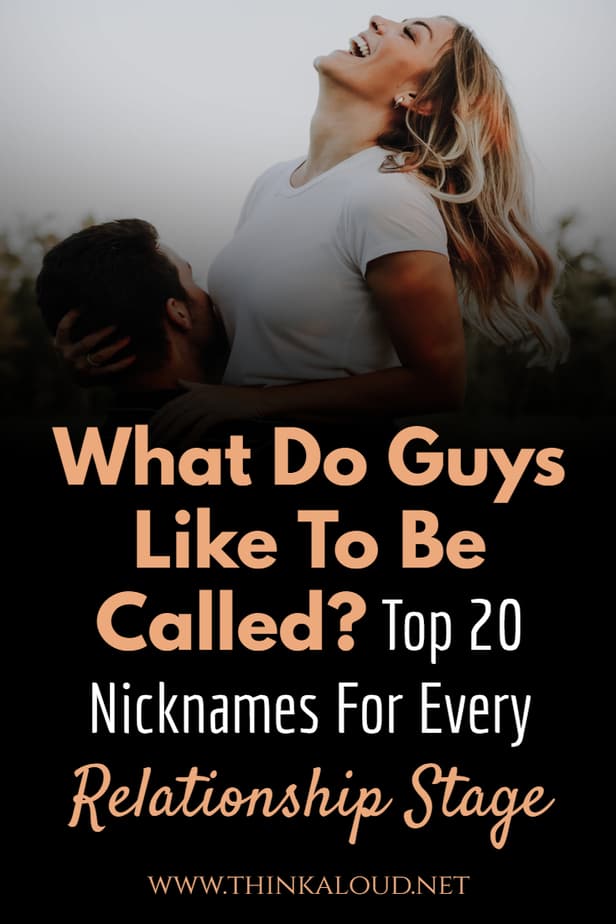 What names do guys like to be called?