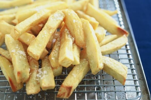 What oil do chip shops use to fry chips?