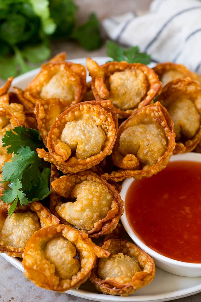 What oil do you fry wontons in?