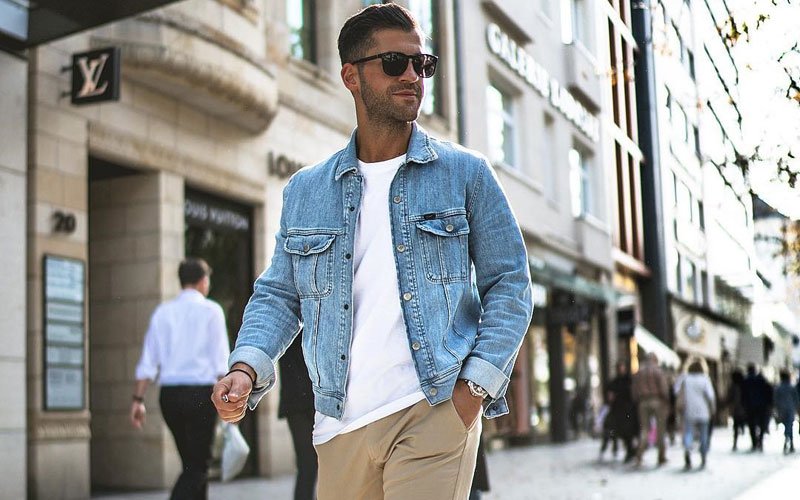 What pants do I wear with a denim jacket?