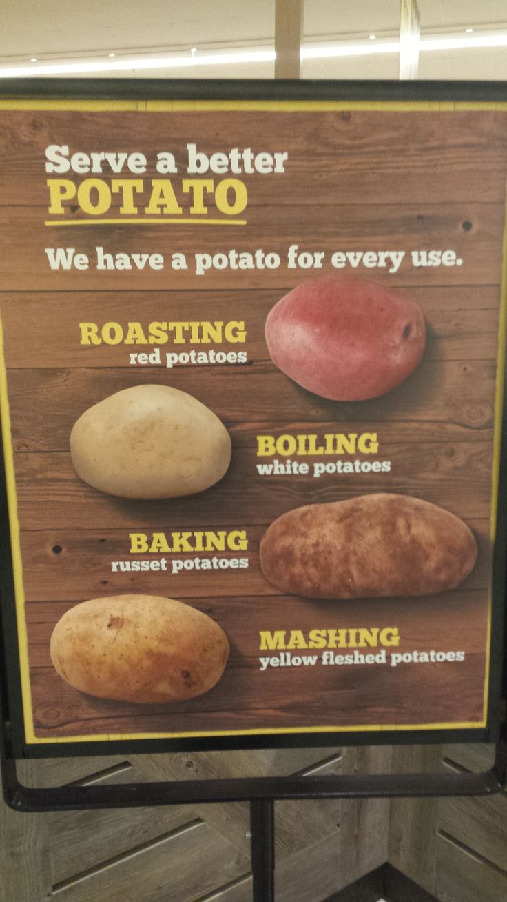 What potatoes are best for different things?
