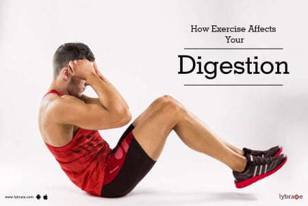 What precautions should be taken when exercising with a digestive system?