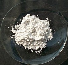 What produces calcium sulfate?