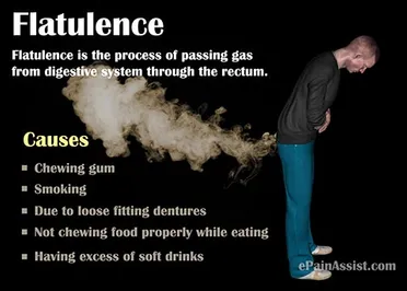 What relieves excessive farting?
