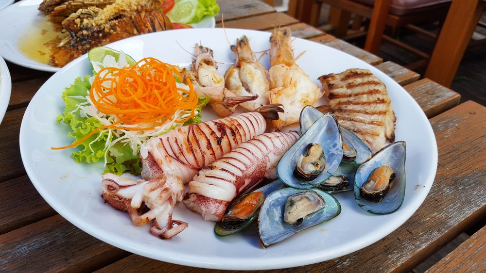 What seafood do Americans eat most?