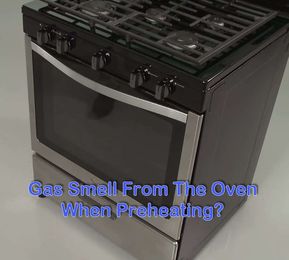 What should a gas oven smell like?