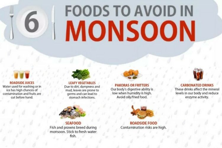 What should be avoided in monsoon?