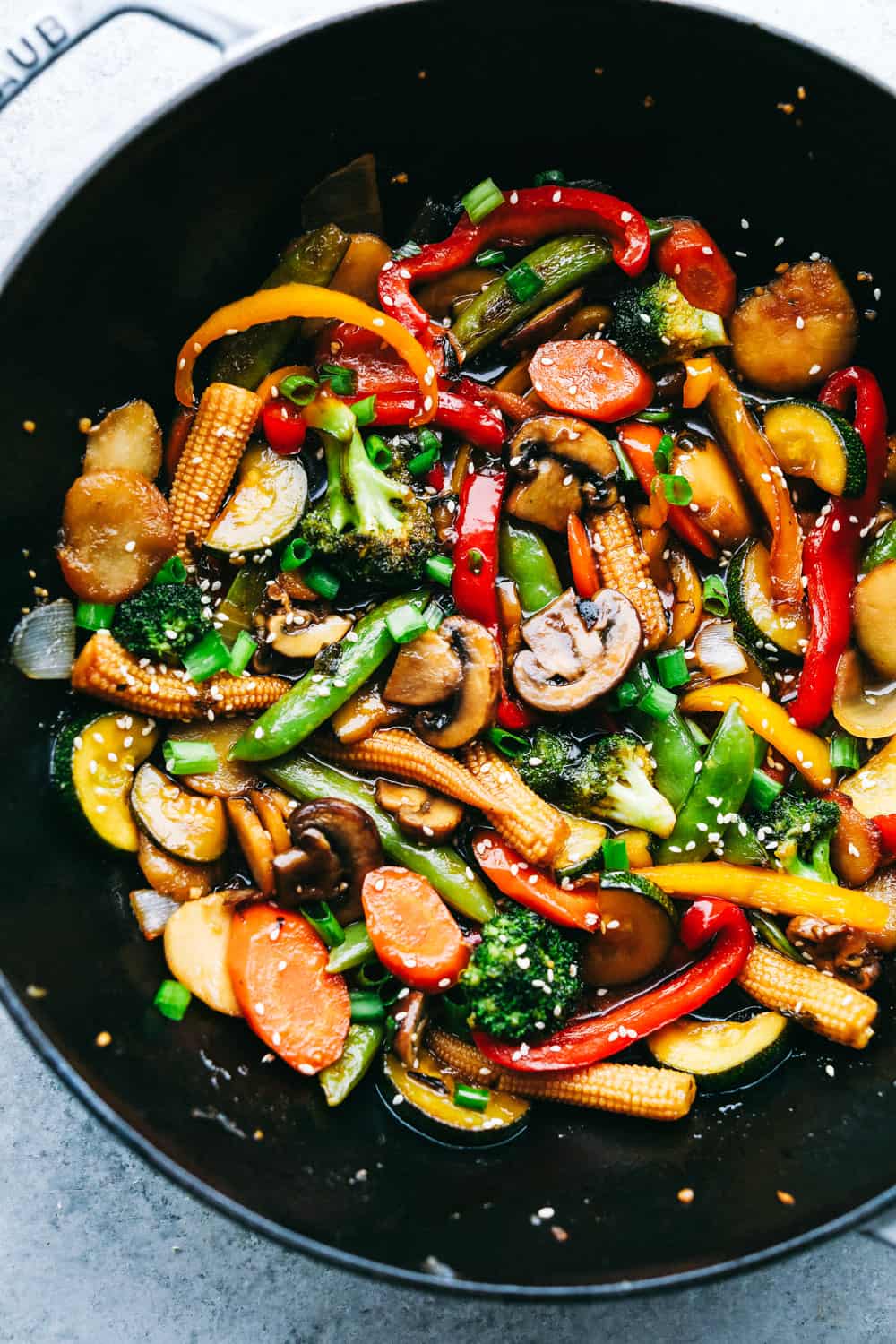 What should be done before you start a stir-fry?
