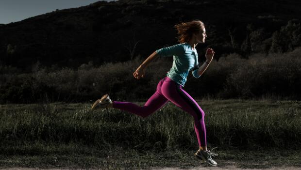 What should I do after a night run?