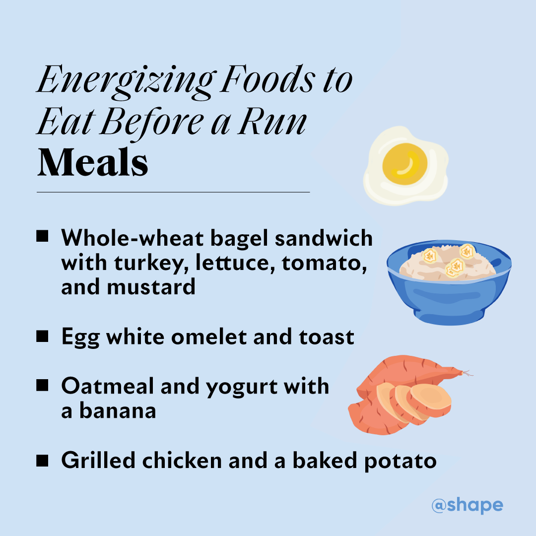 What should I eat 5 hours before a run?