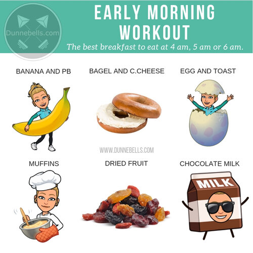 What should I eat before a 5am workout?