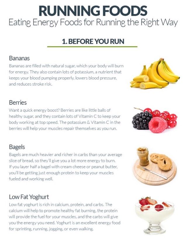 What should I eat during a run to boost energy?