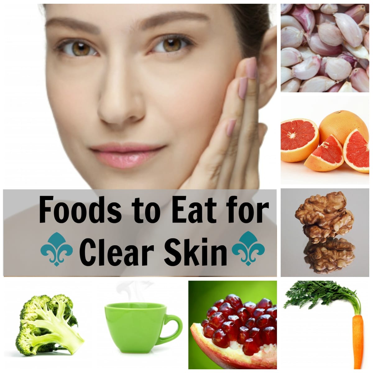 What should I eat if I want clear skin?