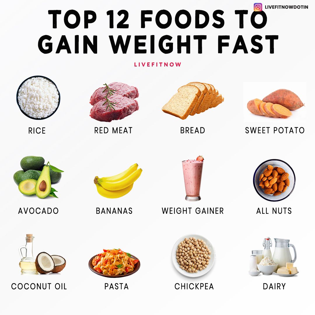 What should I eat to gain weight fast?