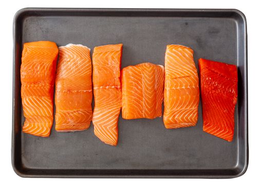 What should I look for when buying salmon?