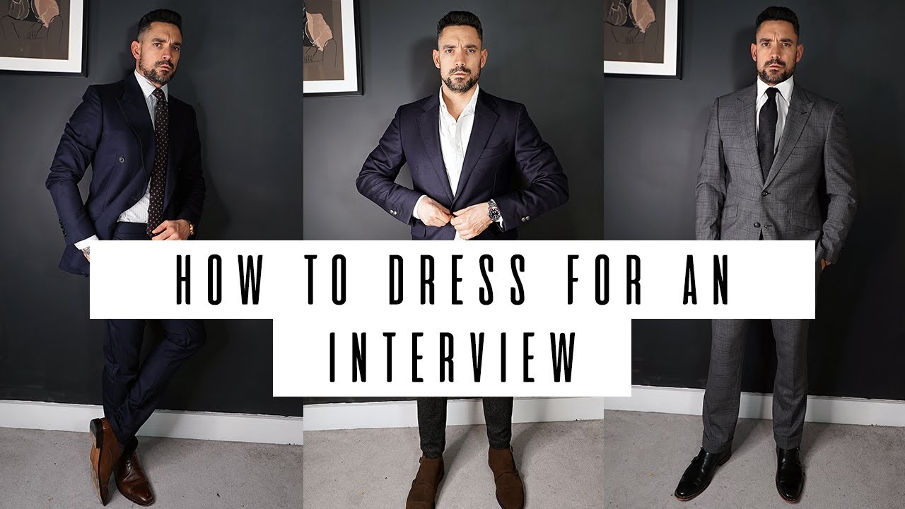 What should men wear to an interview in 2020?