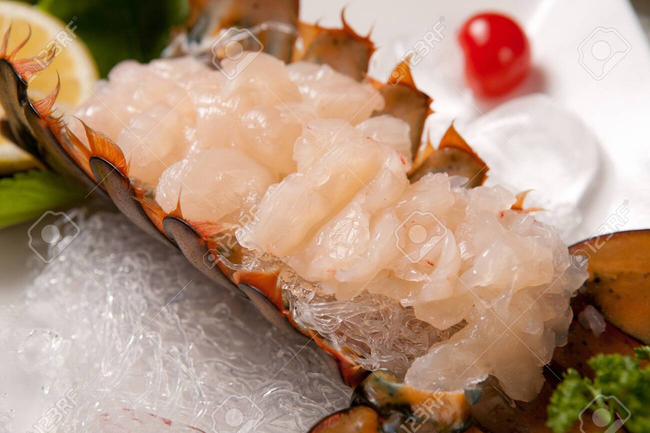What should raw lobster meat look like?