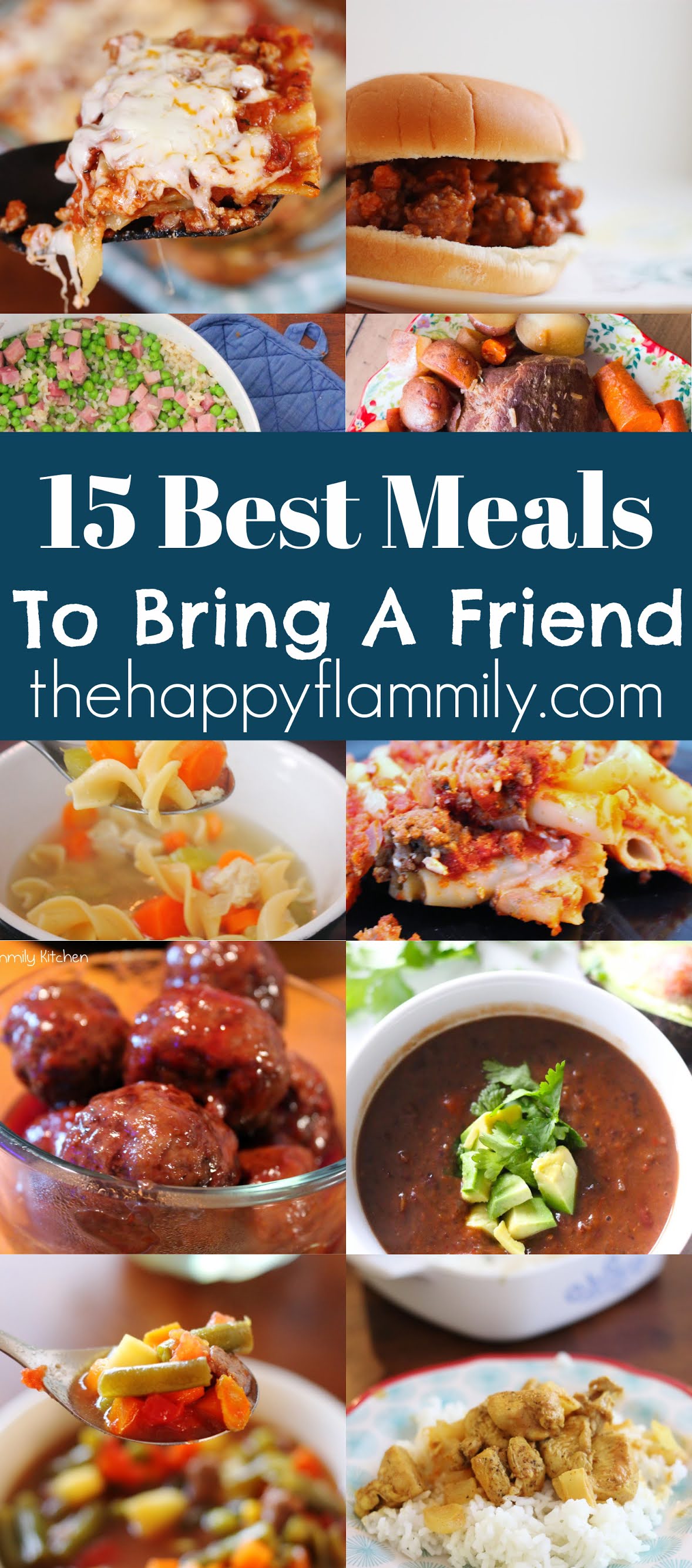 What should you bring a friend for a meal?