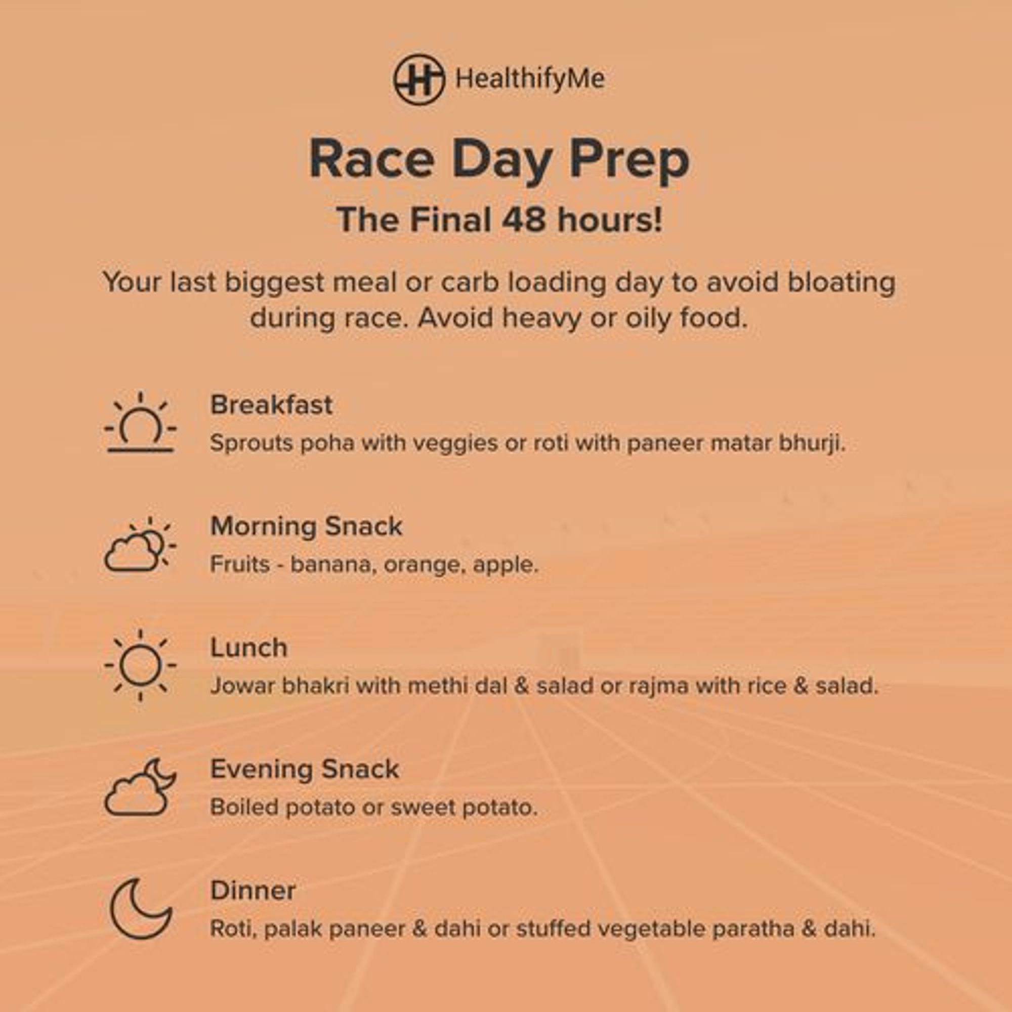 What should you do before race day?