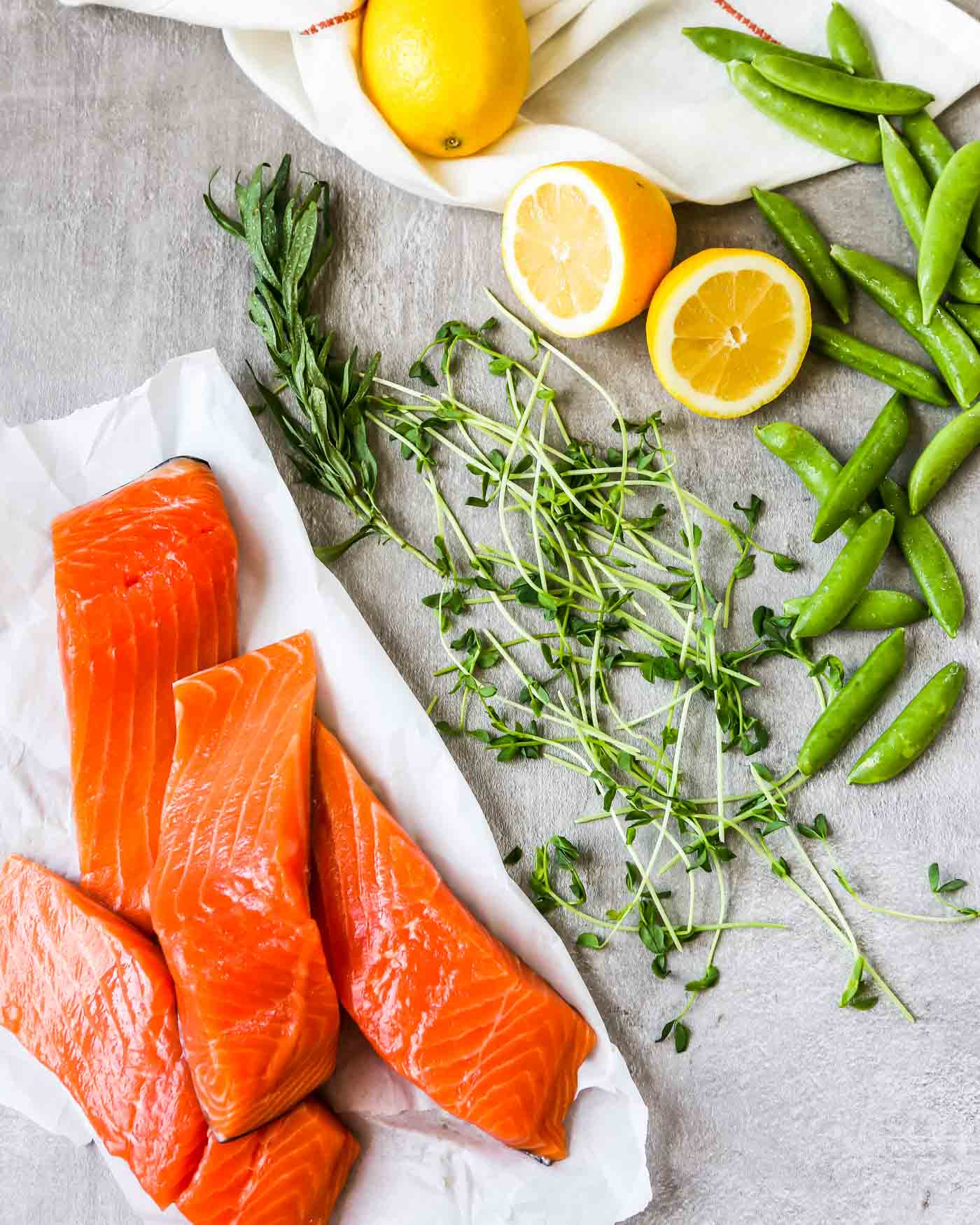 What should you look for when shopping for salmon?