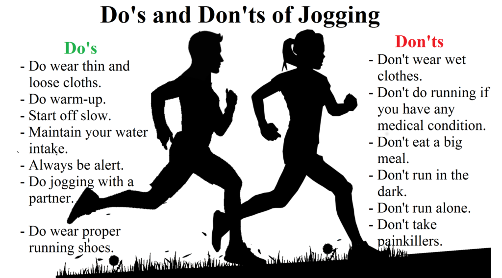 What should you not do after running?