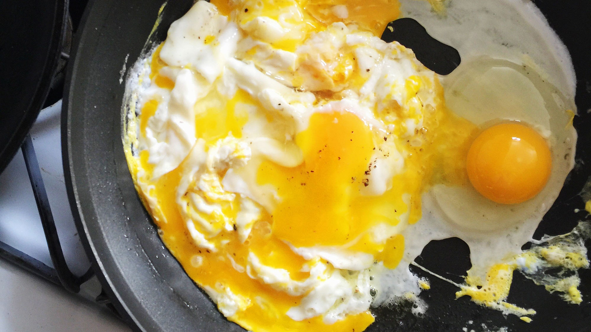 What should you not put on a cast-iron skillet?