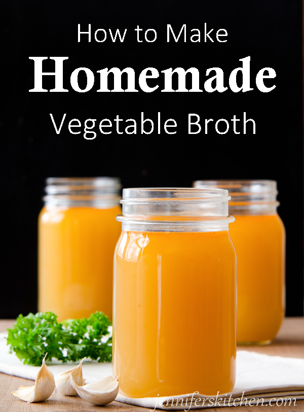 What should you not use in vegetable stock?