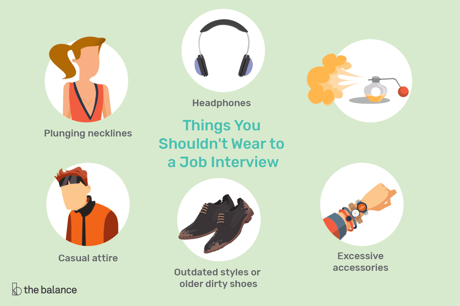 What should you not wear to a business interview?