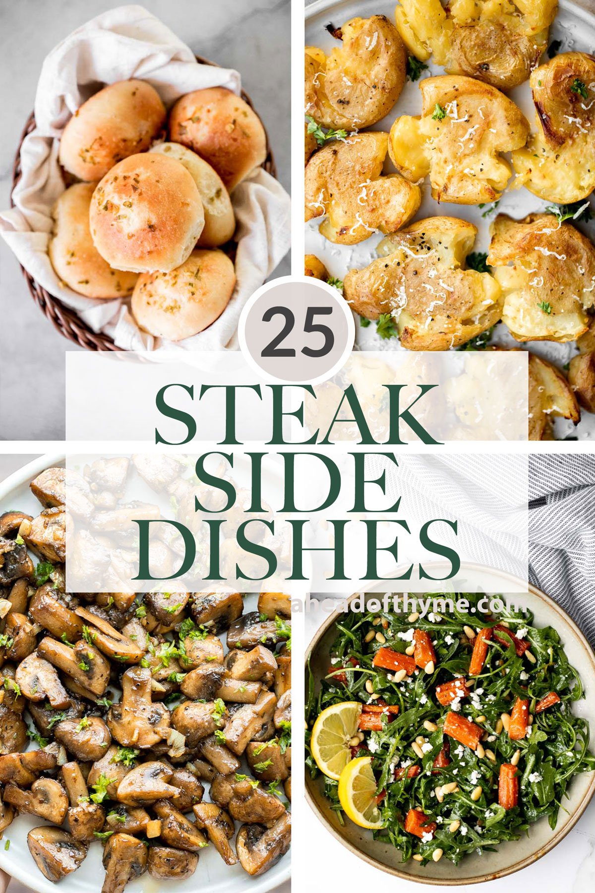 What side dishes go with steak?