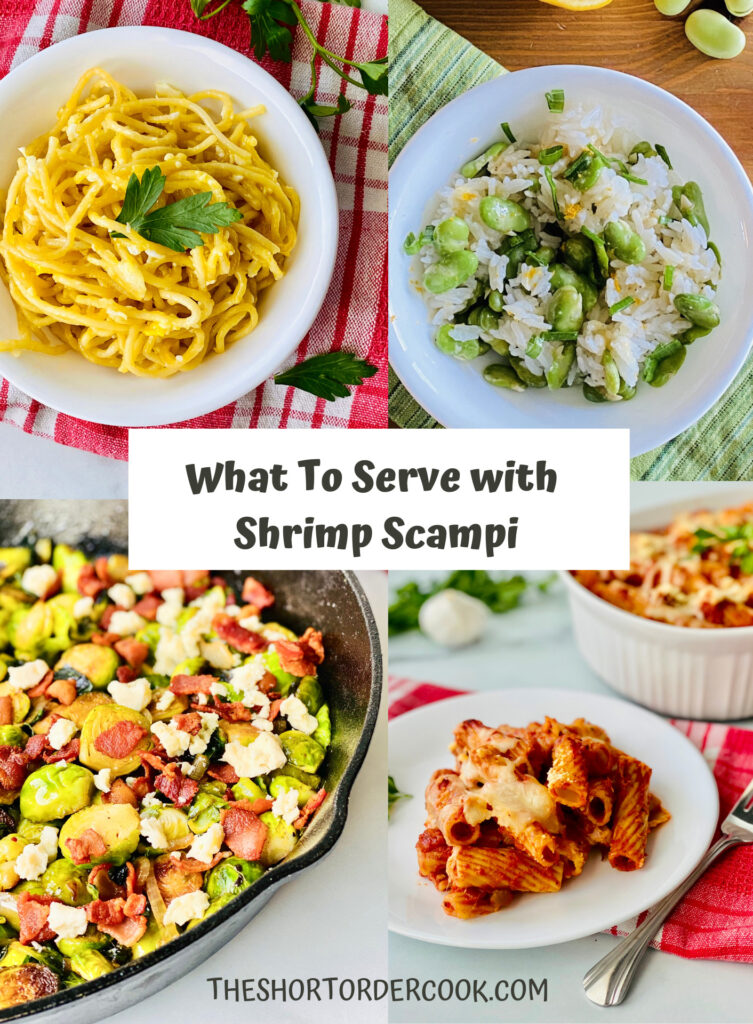 What sides go well with shrimp scampi?