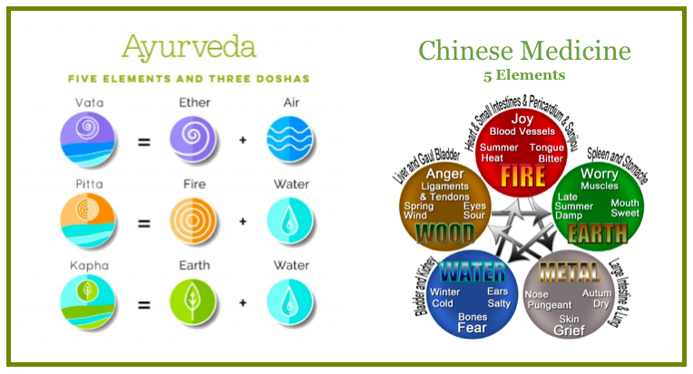 What similarities and differences do you see between traditional Chinese medicine and Ayurveda?