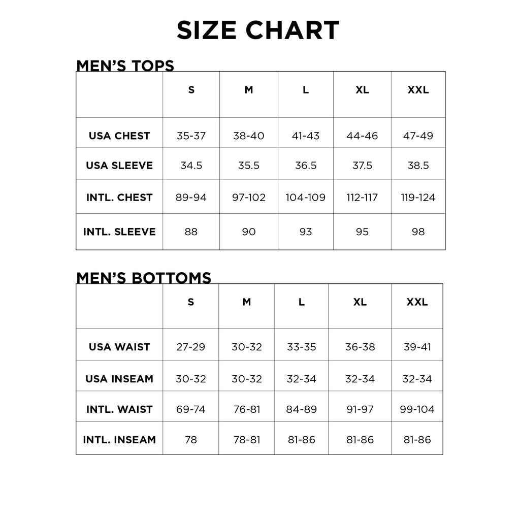 What size is medium in mens joggers?