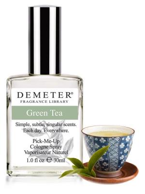 What smell is green tea?