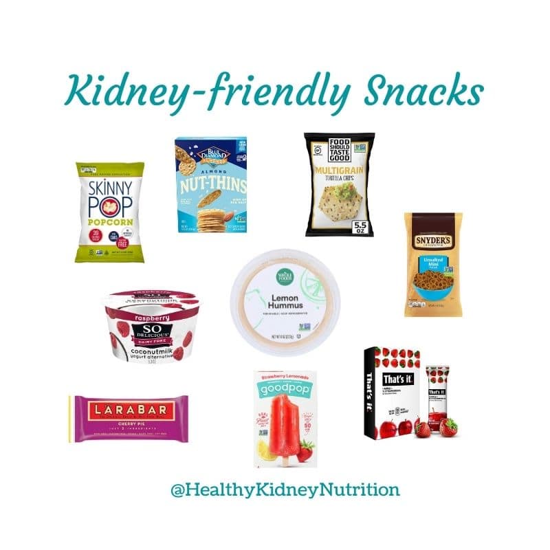 What snacks are good for kidney disease?