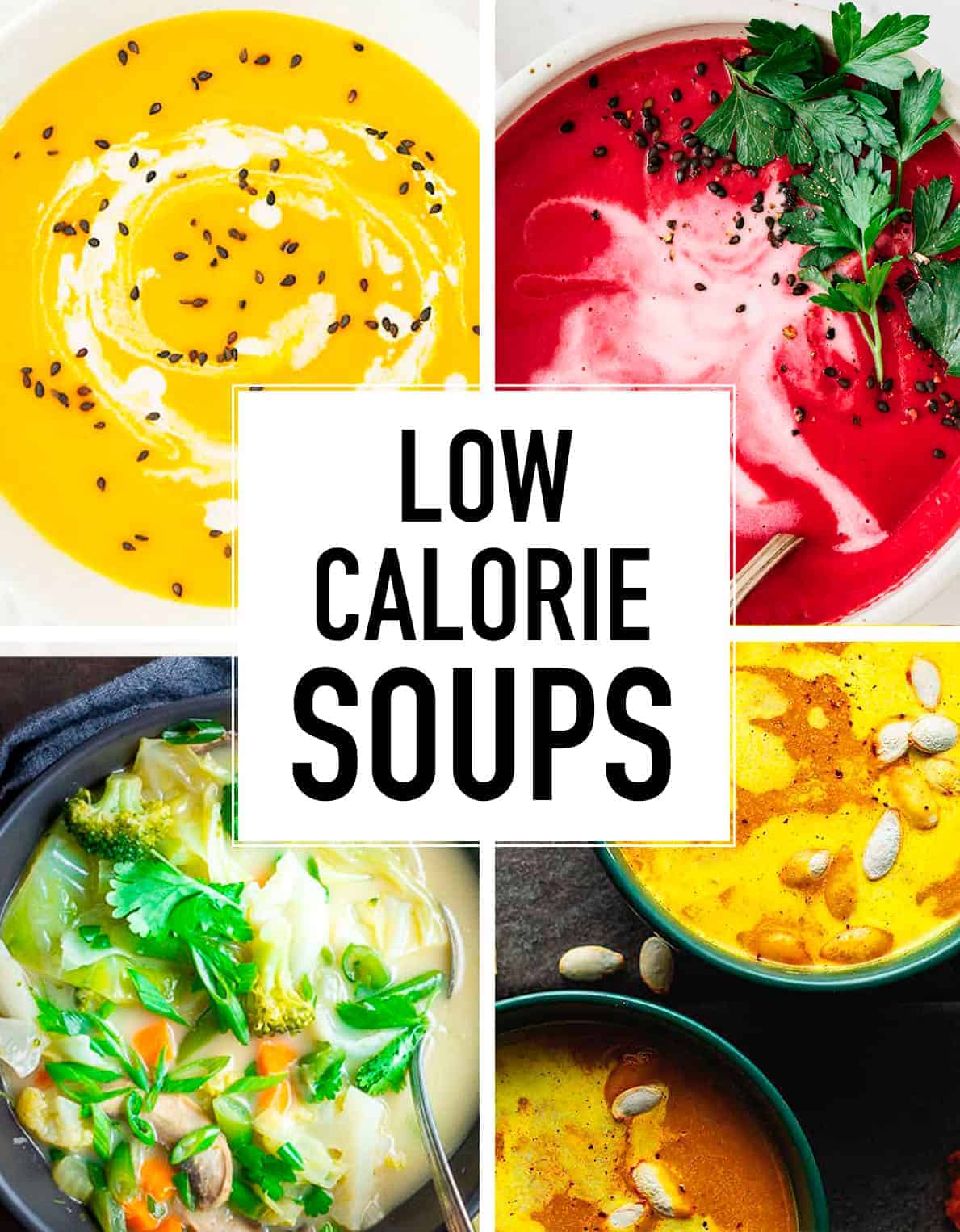 What soup has lowest calories?