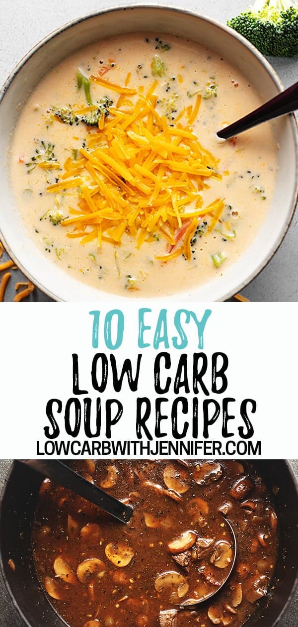 What soup has the least amount of carbs?