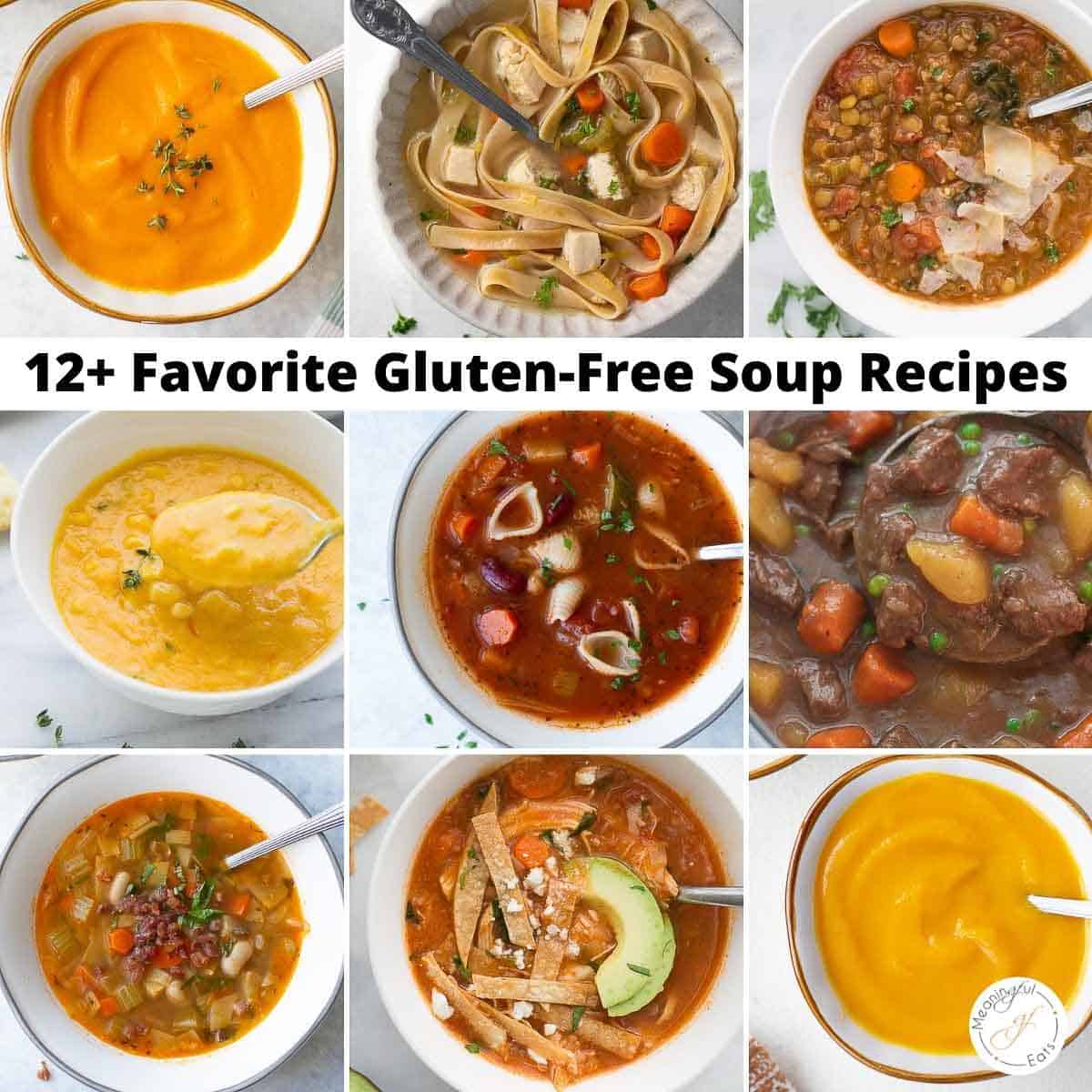 What soup is gluten-free?