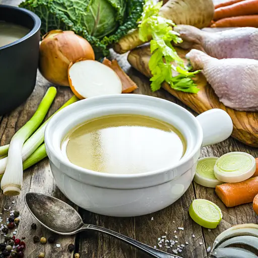 What soup is OK before colonoscopy?