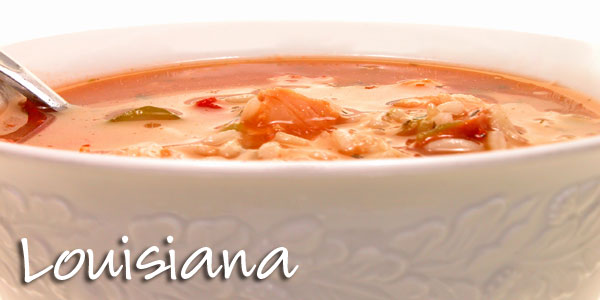 What soup is the official state cuisine of Louisiana?