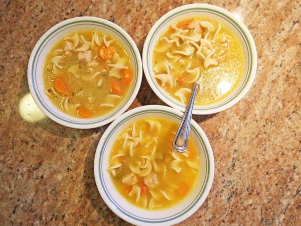 What soups are good for diarrhea?