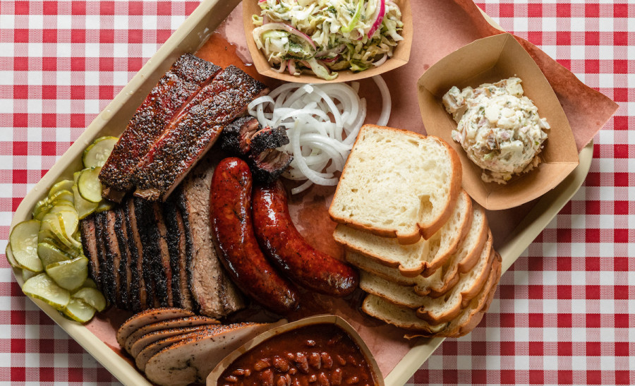 What specific food items are used with South Texas Style BBQ?