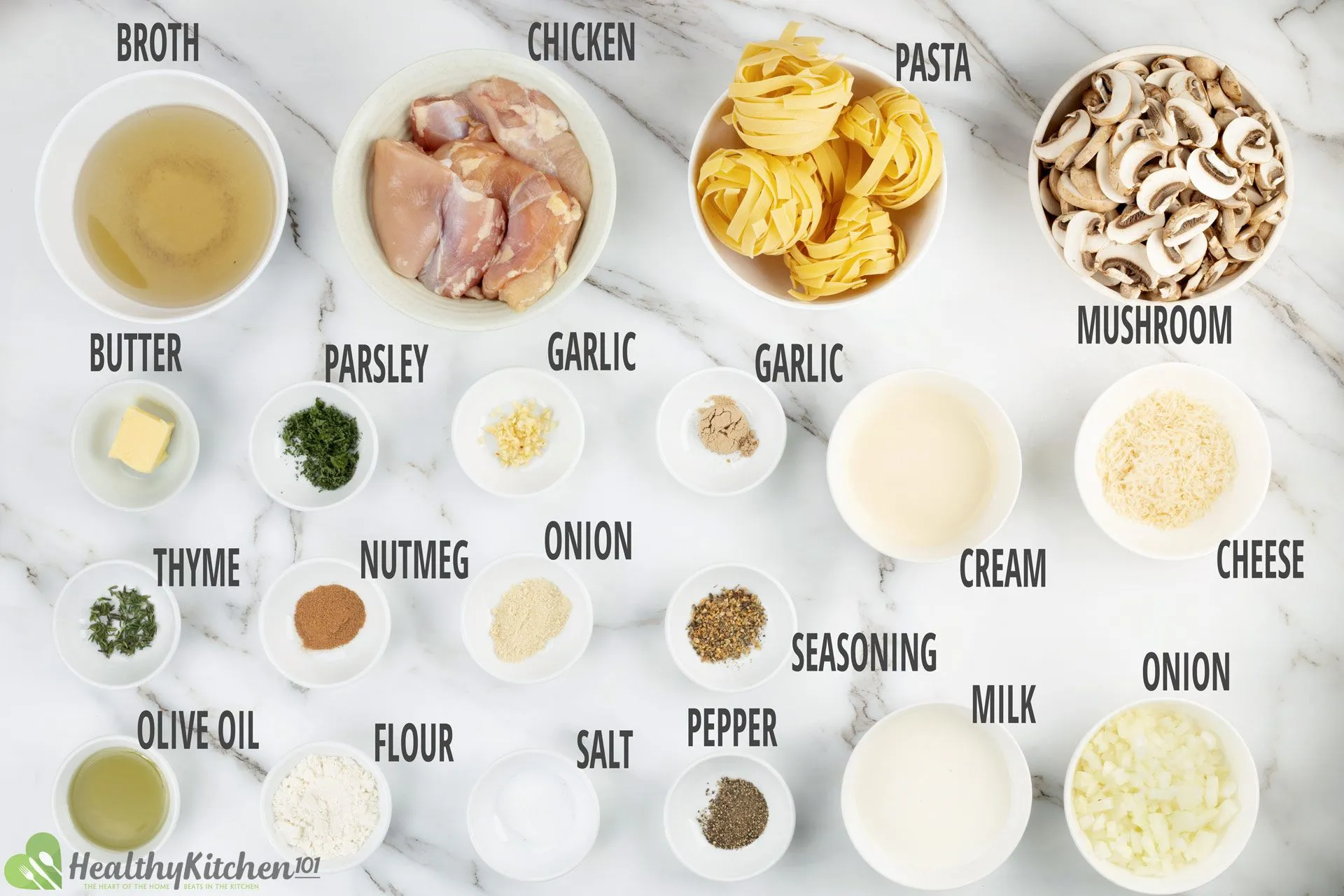 What spices can I add to Alfredo sauce?