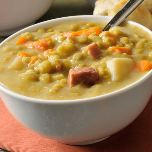 What spices do you put in split pea soup?