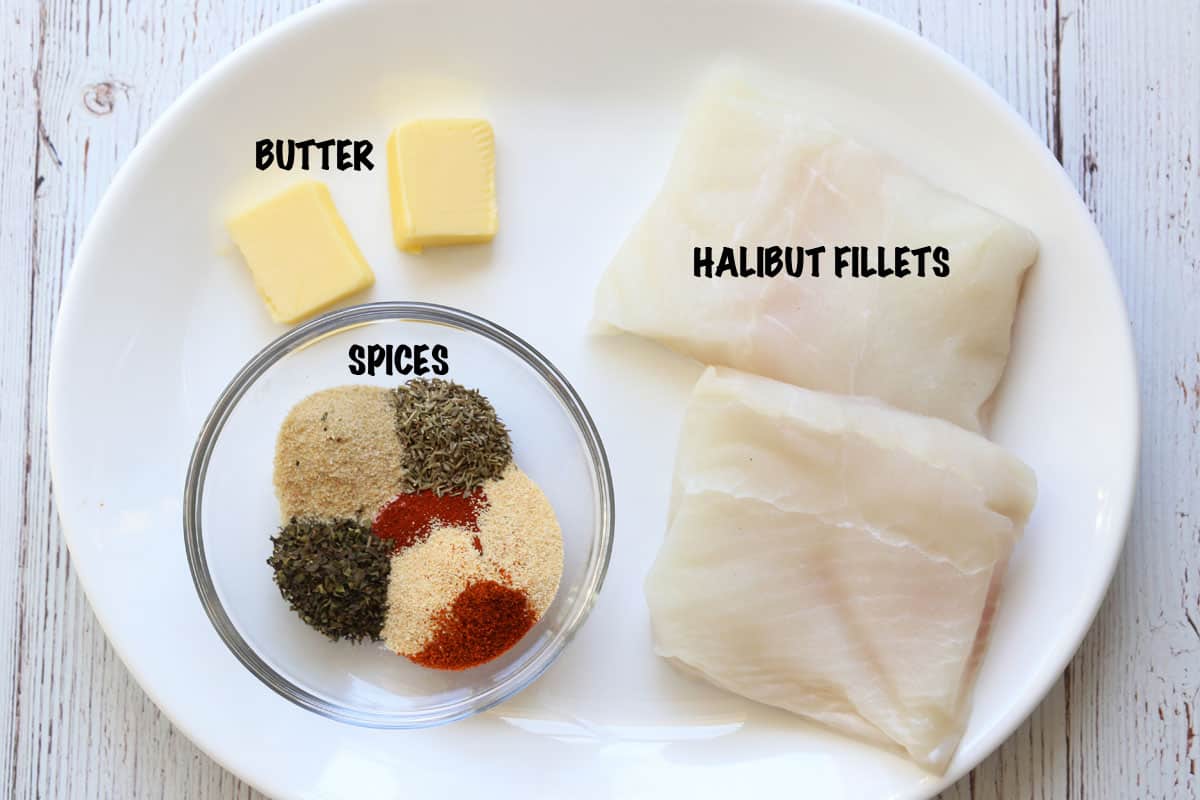 What spices go well with halibut?