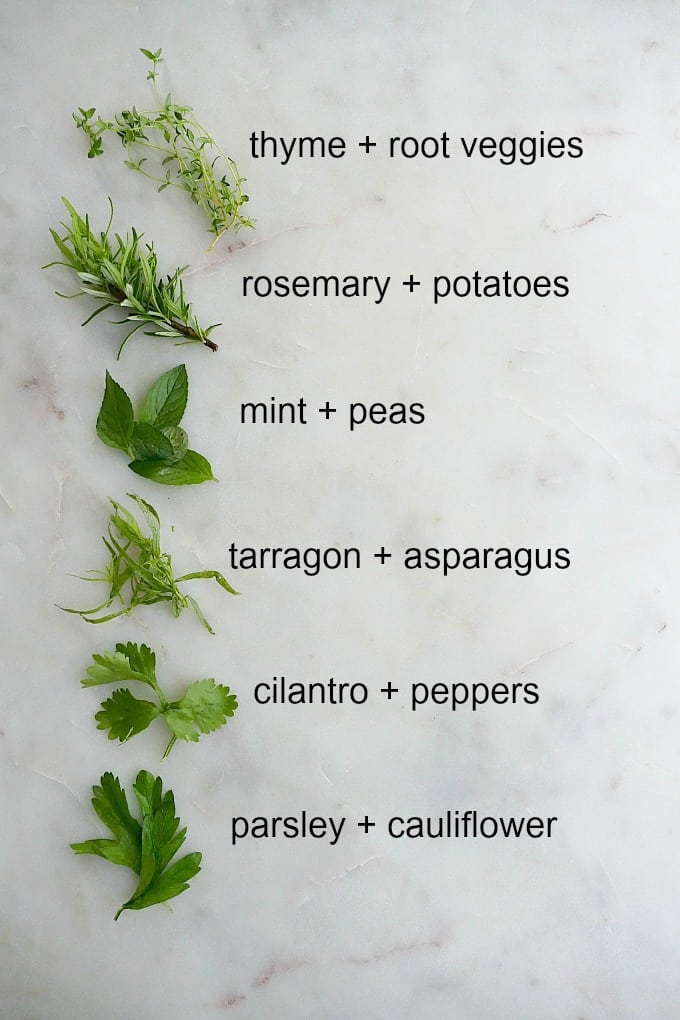 What spices pair well with thyme?