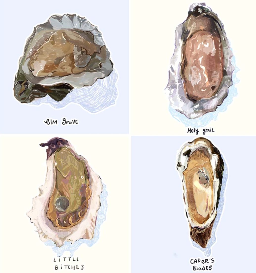 What state has the most oysters?